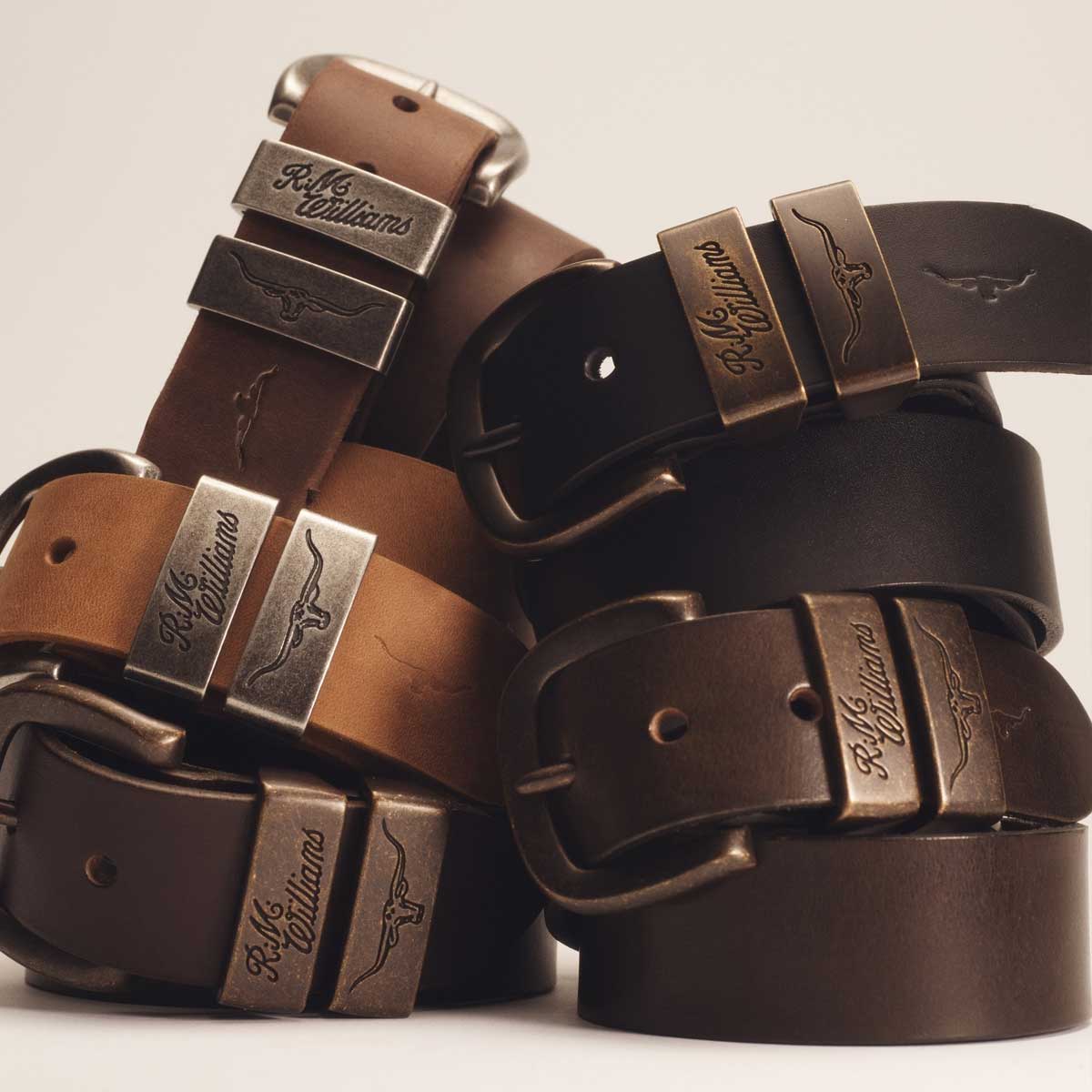 Shop RM Williams Leather Belts & Buckles | Made in Australia – A Farley ...