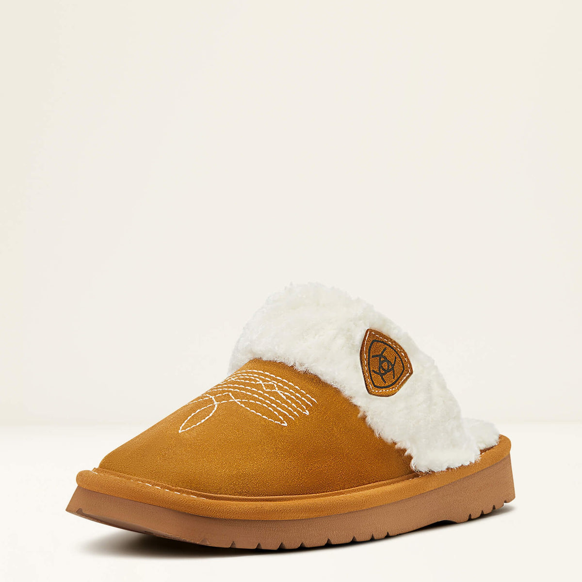 ARIAT Jackie Western Square Toe Slippers – Women’s – Chestnut – A ...