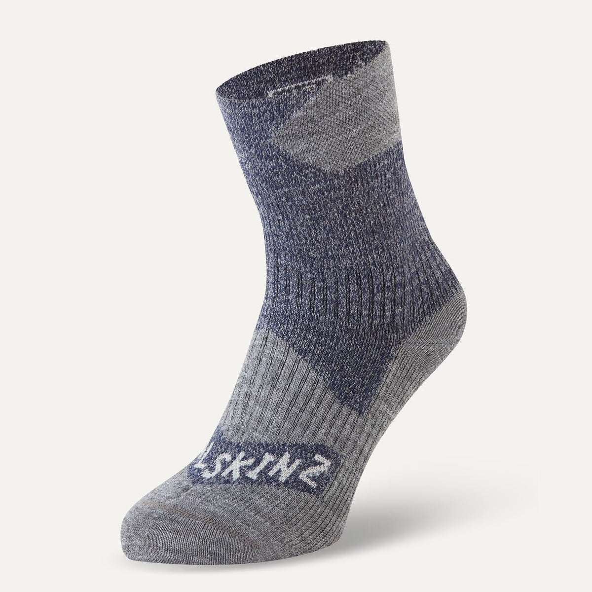SEALSKINZ Bircham Waterproof All Weather Ankle Length Socks - Navy Blu ...