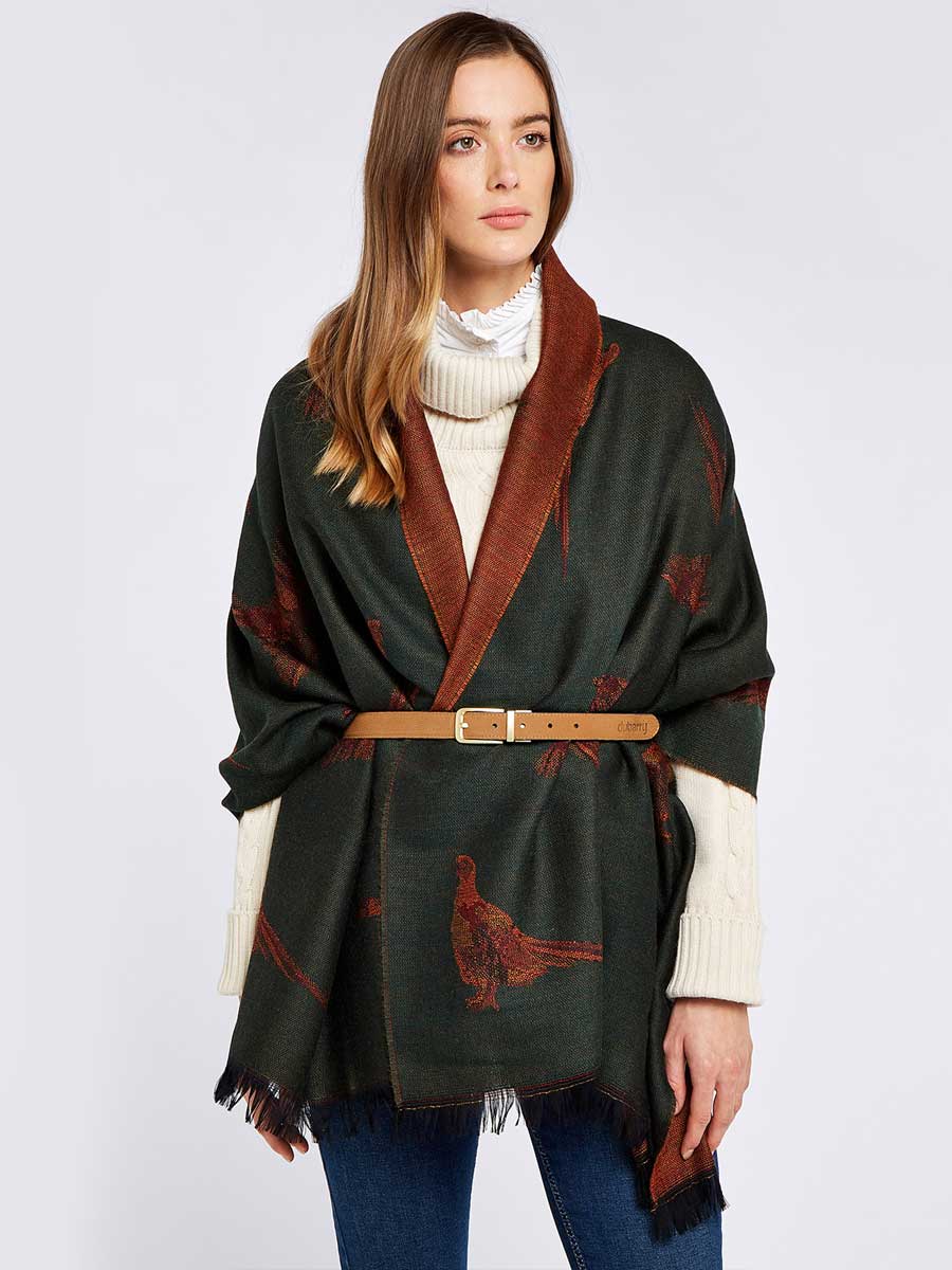 DUBARRY Birchdale Ladies Wool Stole - Ivy – A Farley Country Attire